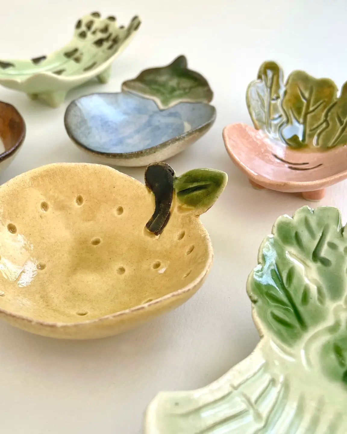 Handmade Ceramic Veggie & Fruit Dishes – Mountainside