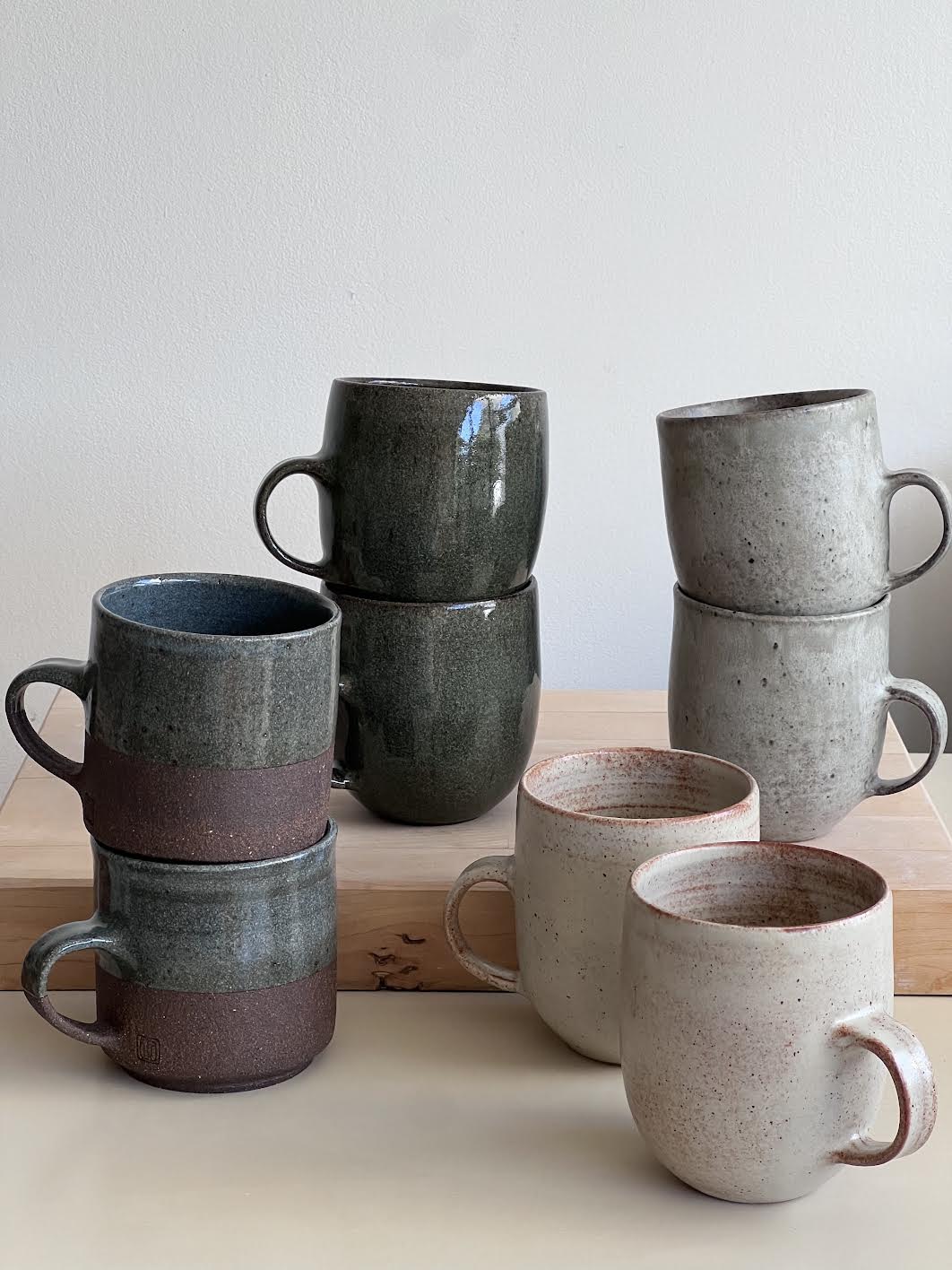 Handcrafted Natural Glaze Mugs – Mountainside