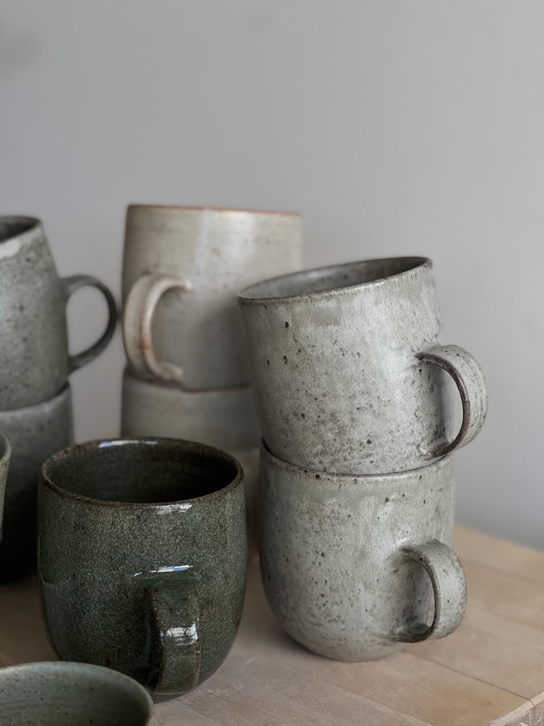 Handcrafted Natural Glaze Mugs – Mountainside