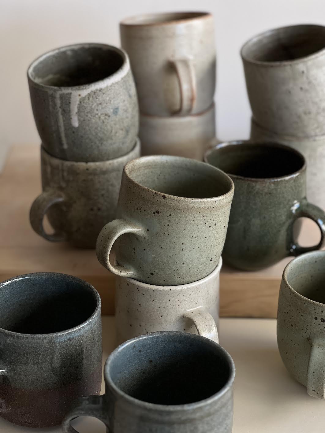 Handcrafted Natural Glaze Mugs – Mountainside