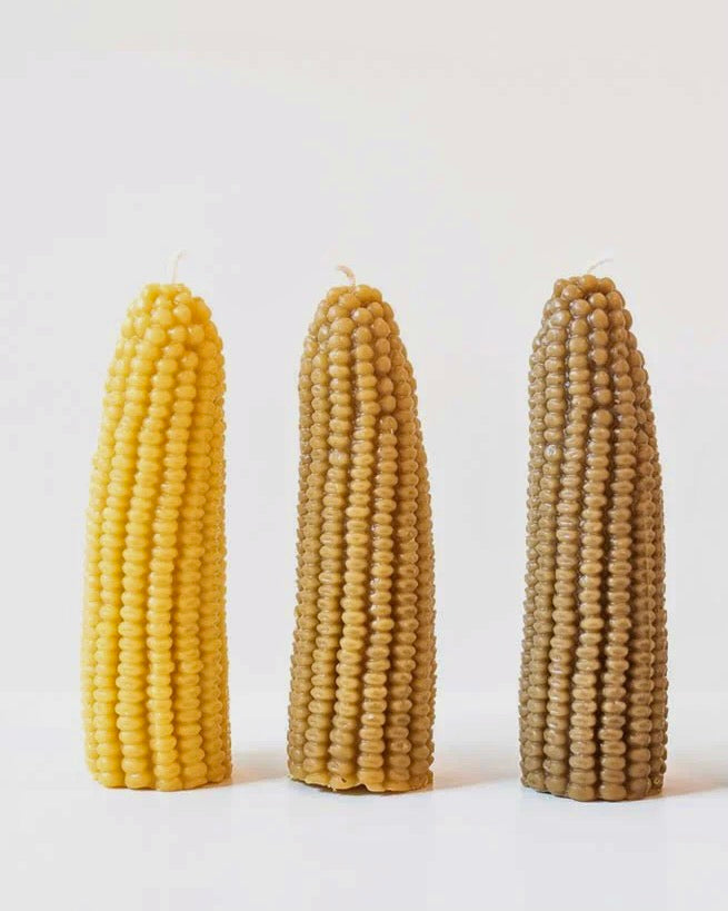 Corn Beeswax Candle – Mountainside