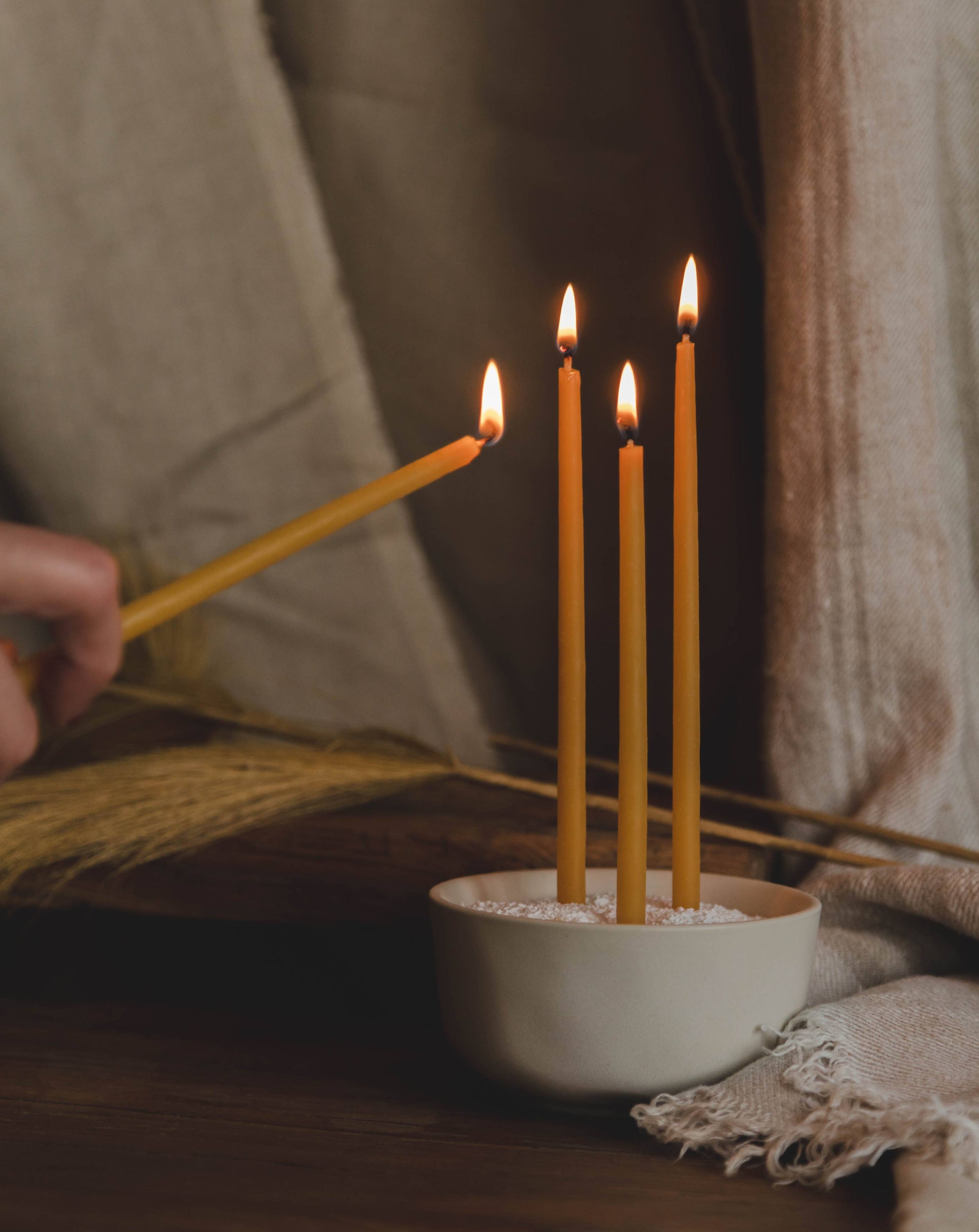 Monastery Beeswax Candle Set – Mountainside