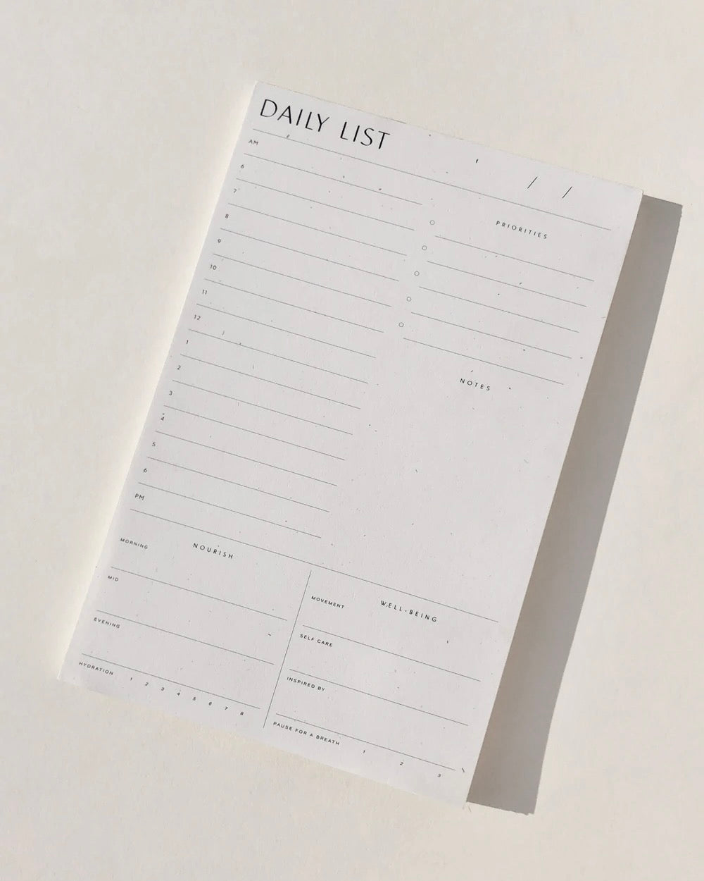 Daily List Pad – Mountainside
