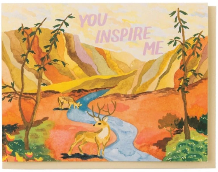 You Inspire Me Card – Mountainside